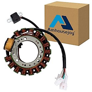 Amhousejoy Stator Coil Fit for Yamaha Motorcycle Warrior 350 YFM350 1996-2001 Replaces 3HN-85510-10-00