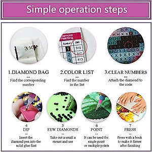 Solitar 5D Custom Diamond Painting, DIY Personalized Diamond Art Photo Rich and Noble Peacock 1, Diamond Painting Pictures Kits, Paint by Numbers for Adults(12x16inch)