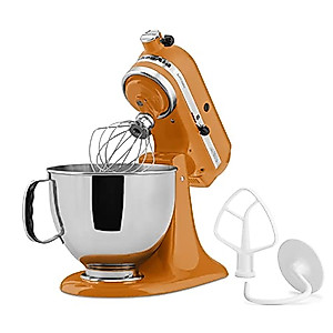 KitchenAid KSM150PSTG Artisan Series 5-Qt. Stand Mixer with Pouring Shield - Tangerine