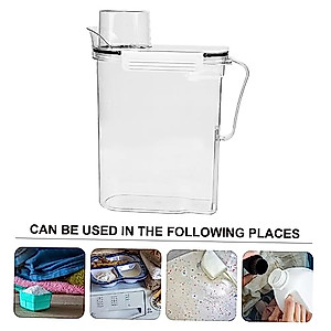 2pcs laundry storage box scent booster beads dispenser scent boosters laundry containers for soap dispensers Liquid Sub Bucket storage barrel with cover plastic