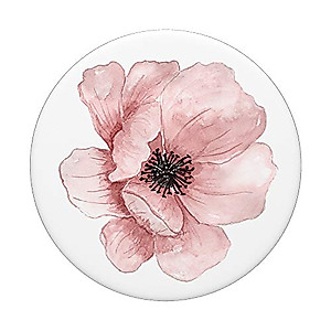 Pink Peony Flower PopSockets PopGrip: Swappable Grip for Phones & Tablets