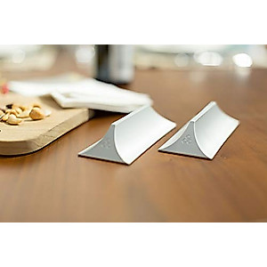 Winebars | The Tiny countertop Wine Rack That Also fits in The Refrigerator (Natural Silver)