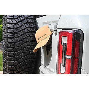 Ford Bronco Baseball Cap, Adjustable 6-Panel Duck Hat, Brown