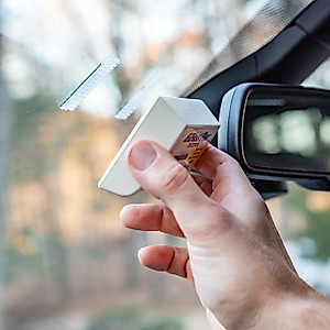 EZ Pass/I-Pass/Toll Tag Tape Mounting Kit - Peel and Stick Adhesive Strips Dual Lock Tape - 4 Strips (2 Sets) with Alcohol Prep Pad, Packaging may vary