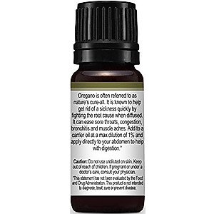 Plant Therapy Oregano Essential Oil 100% Pure, Undiluted, Natural Aromatherapy, Therapeutic Grade 10 mL (1/3 oz)