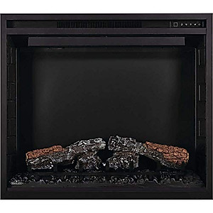 Napoleon Element 36 Inch Built-in Electric Fireplace - Black, NEFB36H-BS