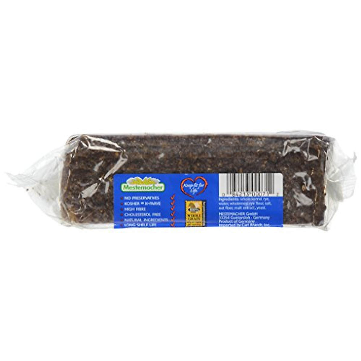 Mestemacher, Pumpernickel with Whole Kernels, 17.6 oz