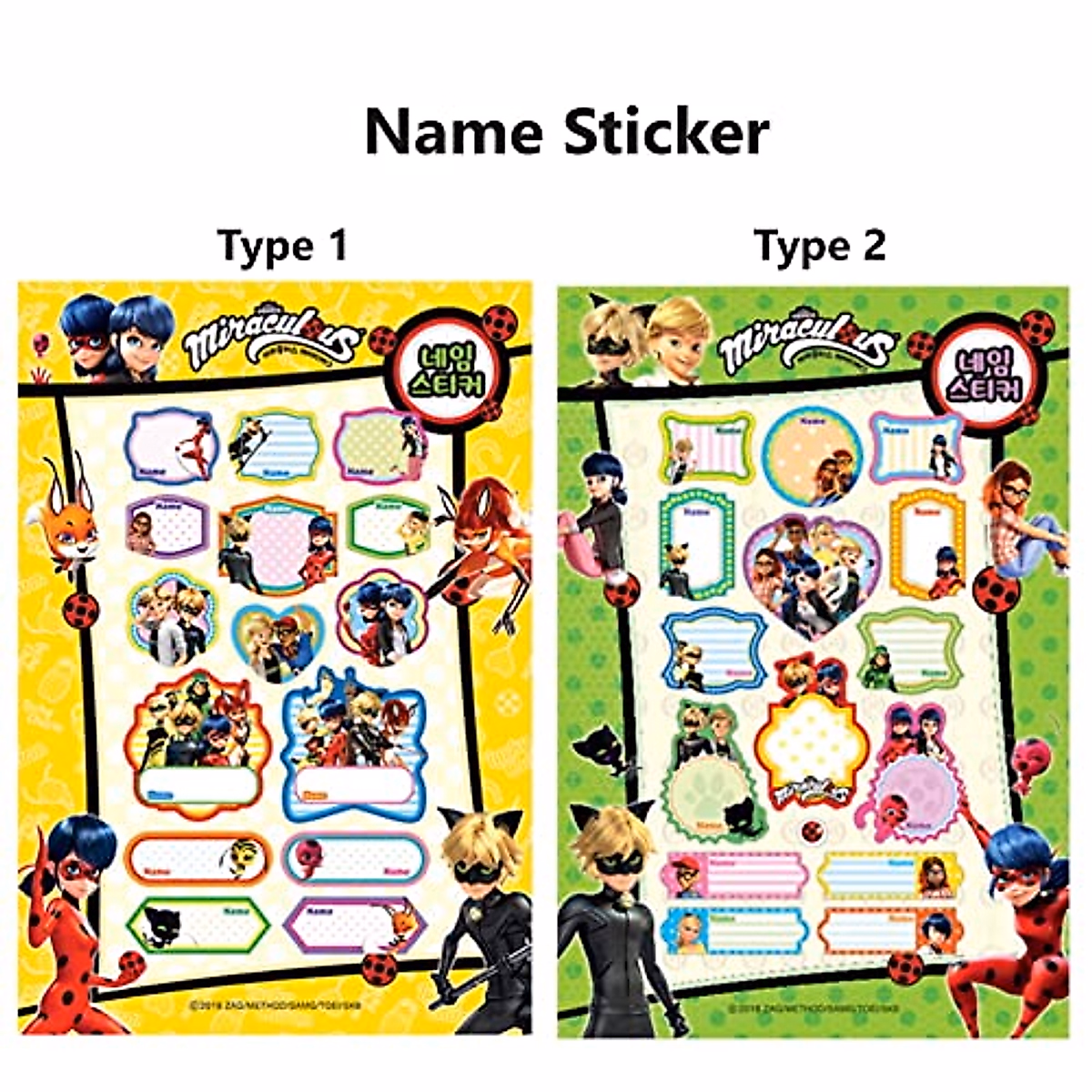 Miraculous Ladybug Sticker Book Multiple Sticker Collection Book Ver.2