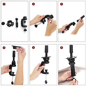 Mannequin Head with 100% Human Hair, TopDirect 18" Dark Brown Real Hair Cosmetology Mannequin Head Hair Styling Hairdressing Practice Training Doll Head with Clamp Holder and Tools