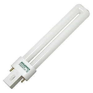 (10 Pack) Sylvania 21272 CF9DS/827/ECO 9-Watt 2700K 2-Pin Single Tube Compact Fluorescent Lamp10