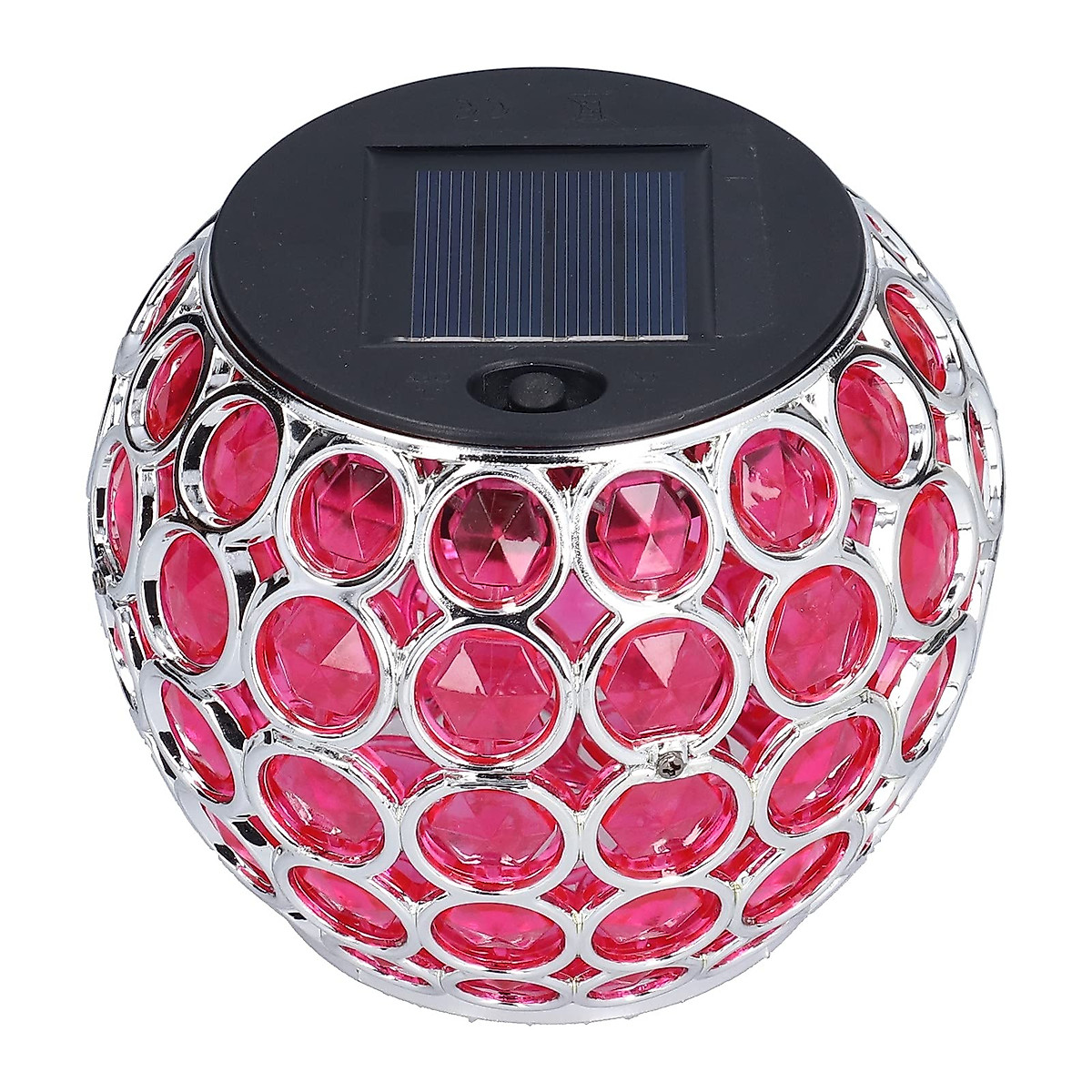 Solar Night Lights Lamp Wavy Point Ambient Lamp Stable Performance Soft Light Effect Lighting Supplies for Decoration Home Outdoor Garden