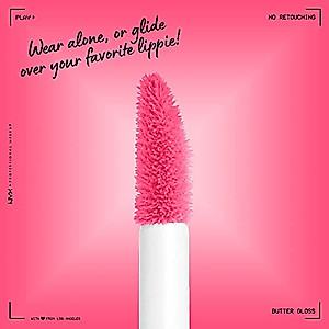 NYX PROFESSIONAL MAKEUP Butter Gloss, Non-Sticky Lip Gloss - Peaches & Cream (Pink Coral)