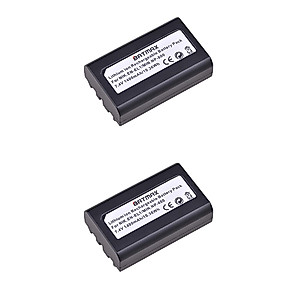 Batmax 2Pcs 1400mAh EN-EL1 Battery + Charger Kits for Nikon EN-EL1 CoolPix 4300 5400 8700 5700 775 8700 880 885 995 Coolpix E880 and Konica Minota DG-5W Dimage A200 Cameras