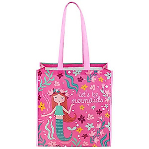 Stephen Joseph, Large Recycled Gift Bag with Handles, Kids Reusable Birthday Party Gift Bag, Shopping Bag