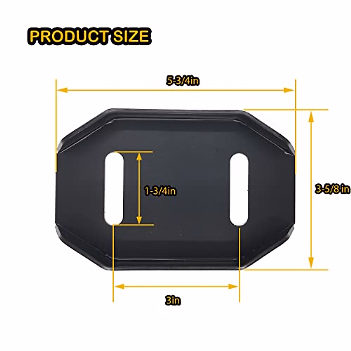 Fenhaliny Snowblower Skid Shoes Height Adjustment 01028600 for Ariens 24599 for Universal 2 Stage Snow Thrower 02483859 24599 2483859 (2PK)
