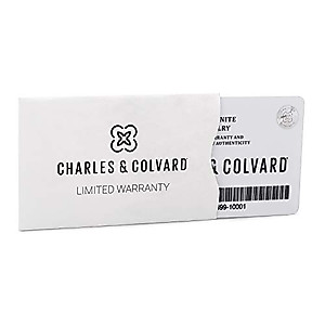 Charles & Colvard Forever One 2.2mm Round Cut Moissanite Eternity Band for Women | 1 cttw DEW | Lab Grown | Solid 14K White Gold with Rhodium | Size 6