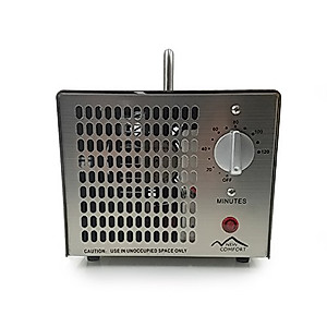 Stainless Steel New Comfort HE-500 Commercial Ozone Generator Air Purifier - 8500 mg/hr