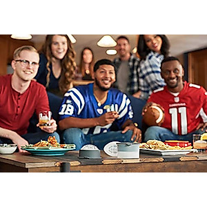 Tovolo Football Ice Molds (Set of 2) - Slow-Melting, Leak-Free, Reusable, & BPA-Free Craft Ice Molds For Game Day/Great For Whiskey, Cocktails, Coffee, Soda, Fun Drinks, And Gifts