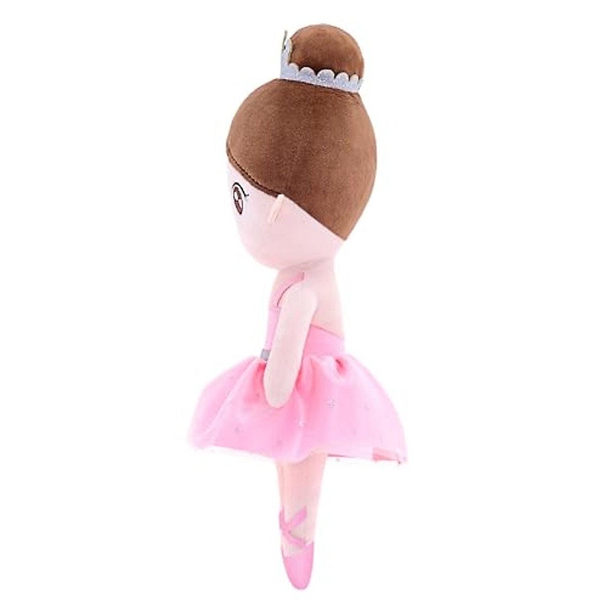 Gloveleya Baby Girl Gifts Dolls Soft Plush Toy Ballet Girl Doll Light Pink 13"…