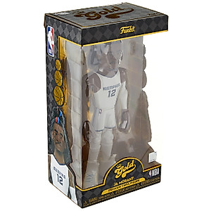 Funko Gold Vinyl: NBA - Ja Morant, Memphis Grizzlies, 12 Inch Premium Vinyl Figure with Chase (Styles May Vary)