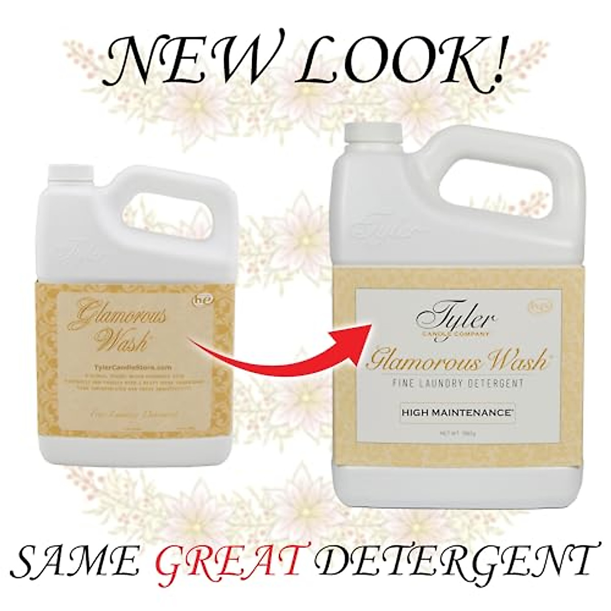 Tyler Glamorous Wash High Maintenance Fine Laundry Detergent with Stain Remover Pen and Dryer Sachets - Liquid Detergent Designed for Clothing - Hand & Machine - 32oz (High Maintenance)