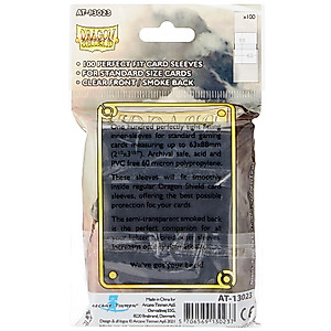 Dragon Shield AT-13023 Card Case, Smoke, One Size ( 100 count )