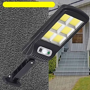 ZhangFacai Patio Lights, Porch Lights, Wall Lights, Solar Wall Lamp, PIR Human Body Induction Long Service Life Suitable for Various Outdoor Courtyards Gardens Lighting