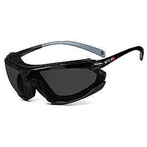 Glove Station Optic Max - Anti-fog Protective Eyewear for Men - Safety Glasses with 3 Lens Options - Clear, Amber or Gray