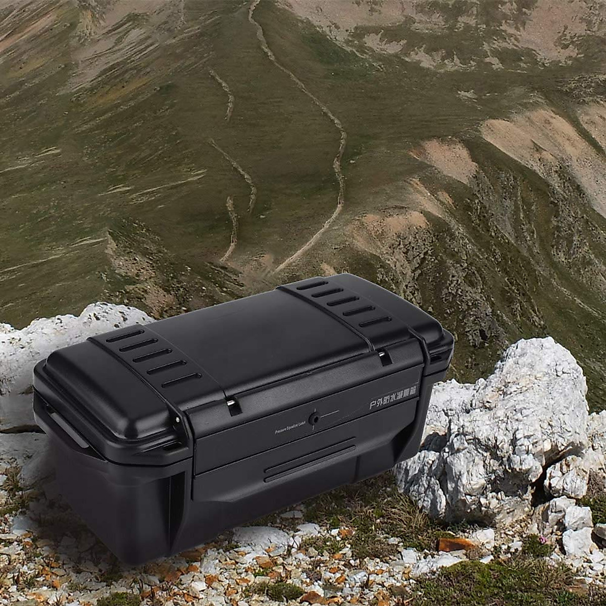 Joyzan Outdoor Storage Case, Waterproof Deck Shockproof Organization Box Pressureproof Shock Sealed Airtight Carry Container Absorbing Survival Dry Pad Hiking Fishing Patio Garden Camping Activities