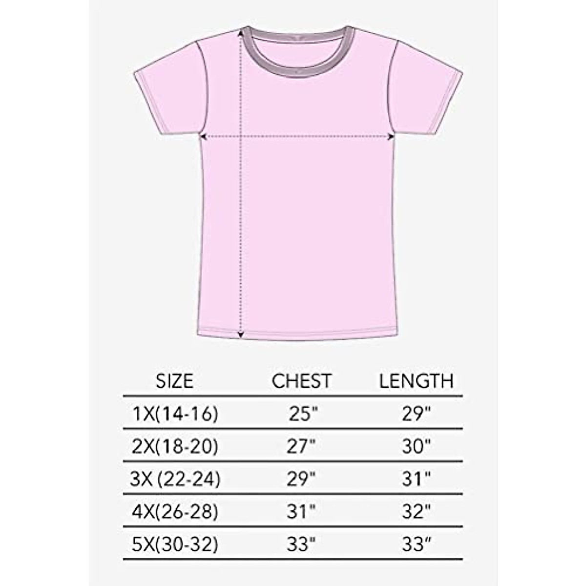 Disney Womens Plus Size T-Shirt Minnie Mouse All Over Print (Heather Grey, 3X)