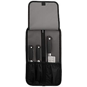 Mercer Culinary - Genesis 4-Piece Forged Starter Set,Black