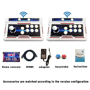Wireless Pandora Box 50S 26800 in1 Bluetooth 3D Arcade Games Console 1-4 Player