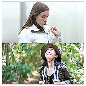 uxcell 24pcs Metal Cord Locks, 6mm Single Hole Spring Stopper Fastener Slider Toggles End for Drawstrings Bags Backpacks Clothing Lanyard, Black