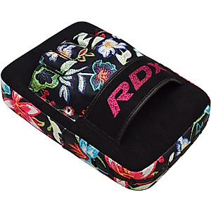 RDX Women Boxing Pads Focus Mitts, Ladies Flora Skin Hook and Jab Target Hand Pads, Great for Muay Thai, Martial Arts, MMA, Kickboxing, Karate Training, Padded Punching, Coaching Strike Shield