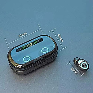 TBIIEXFL Headset Touch Function with Charging Box Stereo Headphones in-Ear Built-in Microphone Headphones Sports Subwoofer