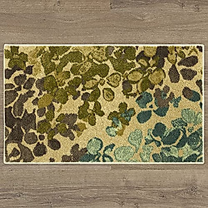 Mohawk Home Aurora Radiance Aqua Abstract Floral Accent Area Rug, 2'6"x3'10", Blue/Green