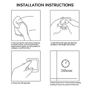 Taozun White Towel Rack, Self Adhesive Hand Towel Holder Towel Ring, Stainless Steel Towel Bar for Bathroom or Kitchen Wall