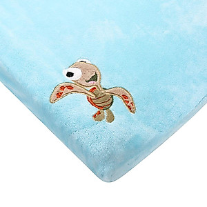 Blue Oceanic Fish & Turtle Nursery Diaper Changing Table Cover 1 PCs Blue (Diaper Changing Table Cover)