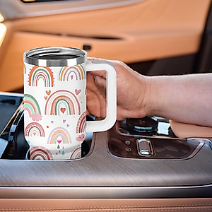 Super Big Sister Gifts - 40 Oz Tumbler with Handle, Pink Big Sister Cup Set, Birthday & Christmas Gifts for Little Sisters