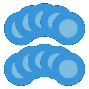 10pcs Replacement Parts Spare Parts Silicone Cover Accessories Kit (Blue)