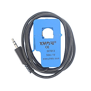 2PCS SCT013-050 50A 1V Non-invasive Split Core Current Transformer Sensor