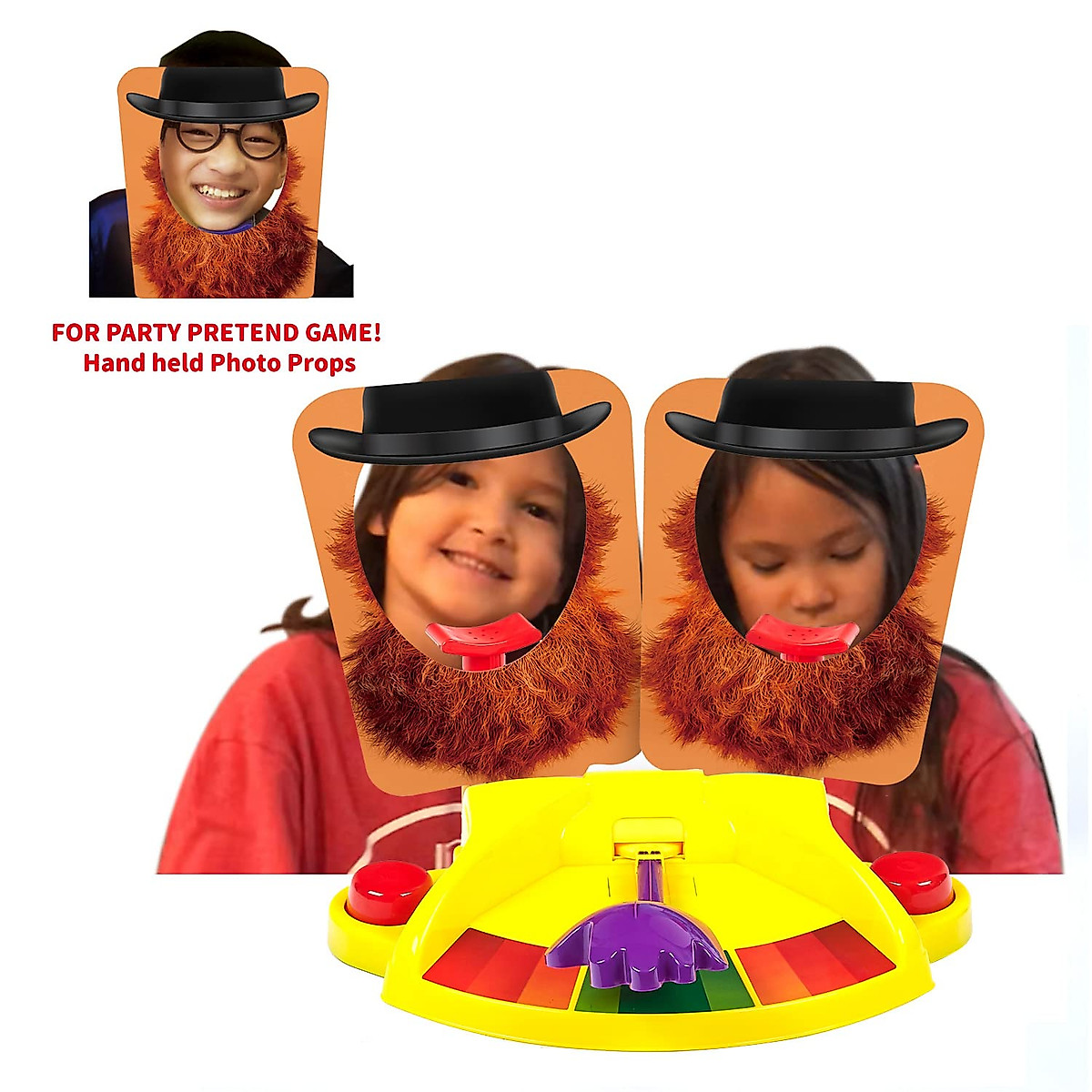 perfrom Whip Cream Face Game,The Pie Games,Family Board Game Toys for Kids,Whipped Cream(Not Included)