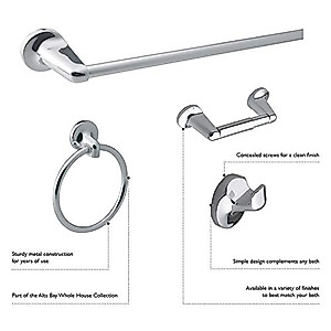Design House 558080 Alta Bay Robe Hook, Polished Chrome