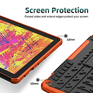 ROISKIN Kickstand Case for 2021 Release Tablet 10 & 10 Plus Case 11thgeneration Without Screen Protector, Not for 10 inch iPad TCL Samsung