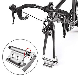 Bike Block Fork Mount, Quick Release Fork Mount Truck Bed Bicycle Carrier, Aluminum Alloy Bicycle Front Fork Fixed Clip Luggage Rack for Truck/Trailer/Bikes