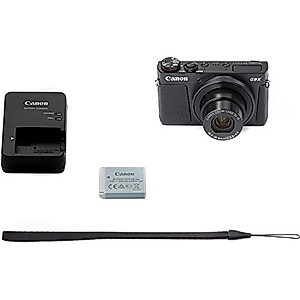 Canon Powershot G9 X Mark II Point & Shoot Digital Camera Bundle w/Tripod Hand Grip, 64GB SD Memory, Case and More (Black)