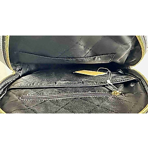 Michael Kors Jaycee Large 2 Zip Pocket Backpack Leather (Black)