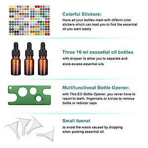 FITNATE Essential Oil Storage, 70 Bottles Essential Oil Case, Holding 5/10/15 ml Bottles