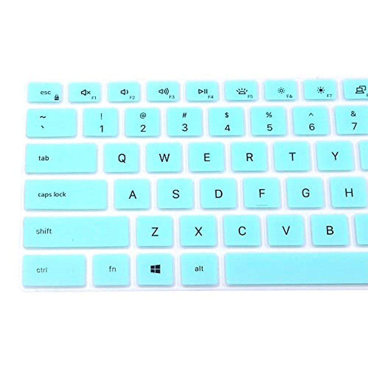 Keyboard Skin Cover Compatible for 14" Dell Inspiron 14 5410 5415 5418, Dell Inspiron 14 7415 2-in-1 Laptop, 14" Dell Latitude 3320 3420, 13.3" Dell Inspiron 13 5310 (NOT Fit Latitude 5410) (Mint)