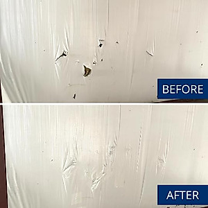 BlueTex Insulationㅤ 4'' Wide x 180' Long White Vapor Barrier Tape - 1 roll Waterproofing for Stucco, Crawlspaces, Repair, Underlayment Seams, Metal Building Seams, Excellent Air Barrier